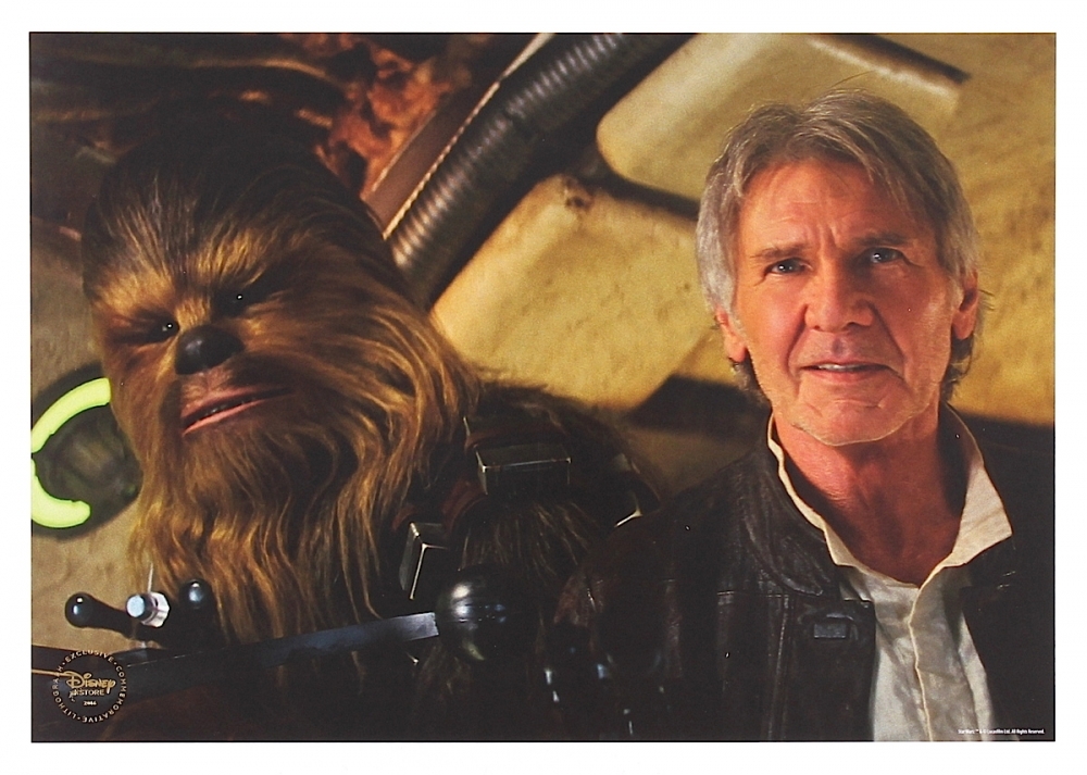 Star Wars: The Force Awakens Set of (4) Exclusive Limited Edition 14" x ...