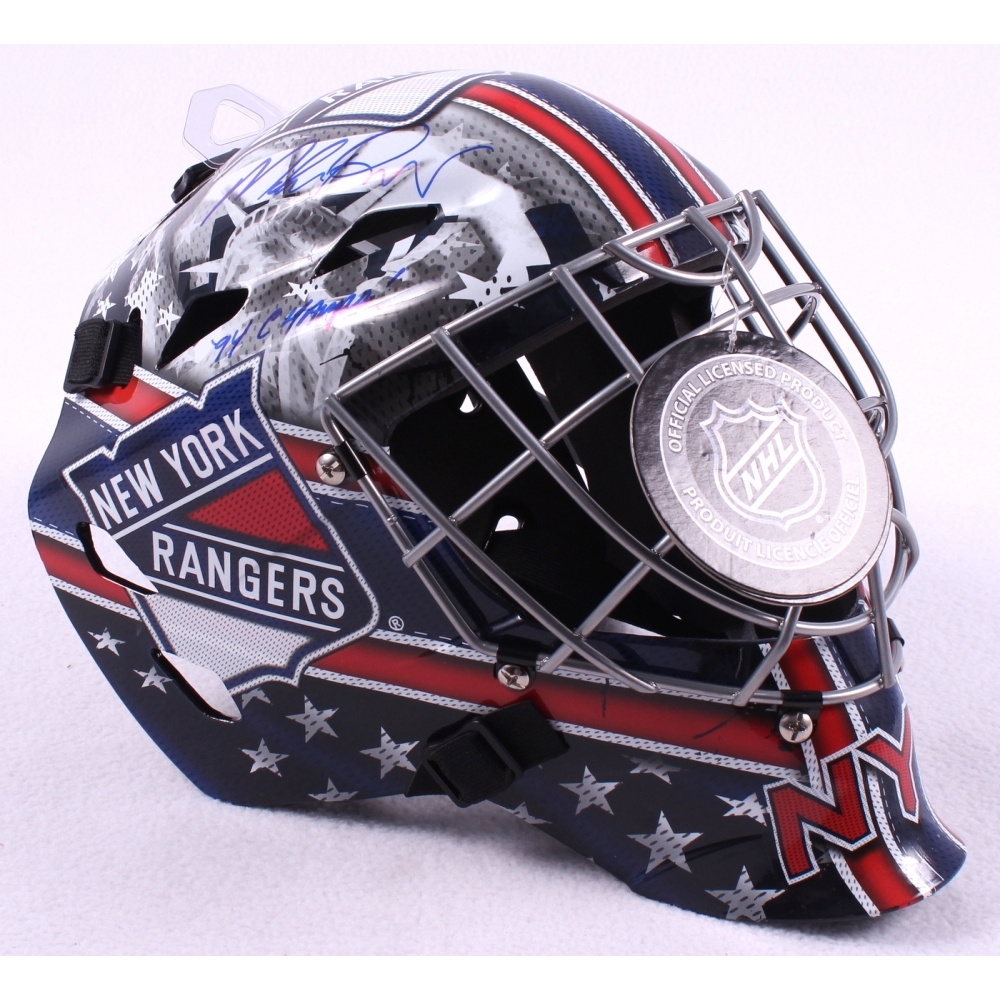 Mike Richter Signed Rangers Full-Size Goalie Mask Inscribed "'94 Champs ...