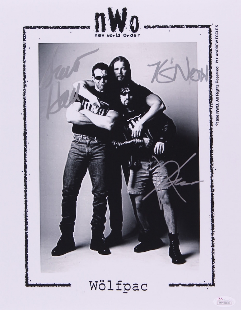 Scott Hall, Kevin Nash & Sean "X-Pac" Waltman Signed WWE "Wolfpac ...