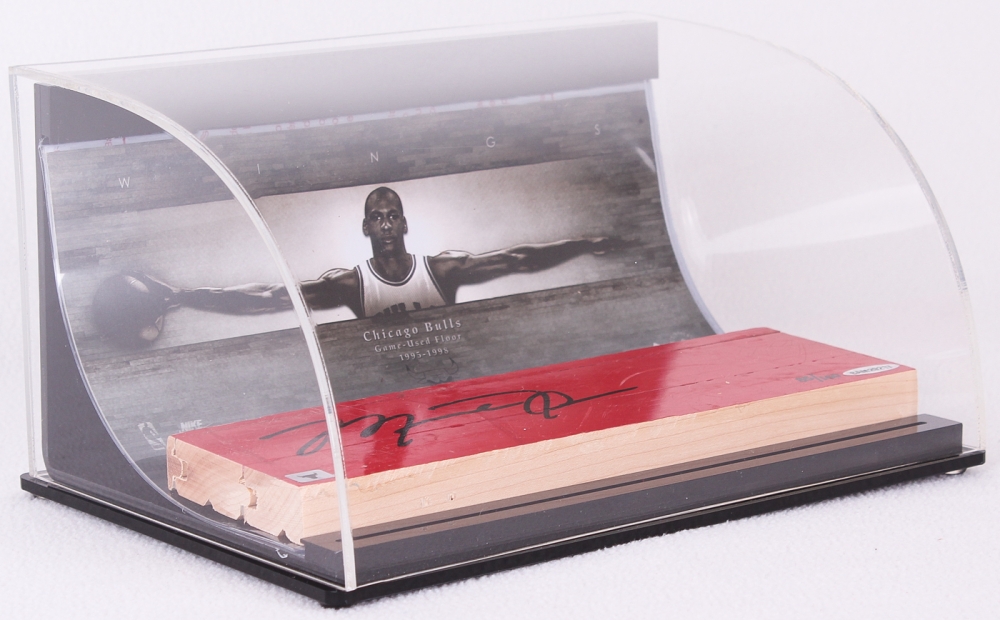Michael Jordan Signed LE Game-Used Bulls Floor Section with Custom ...