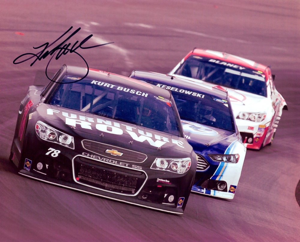 Kurt Busch Signed NASCAR 8x10 Photo (PA LOA) | Pristine Auction