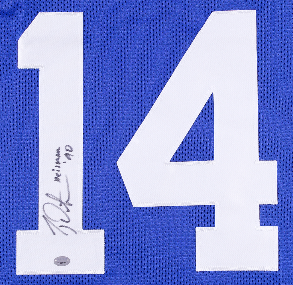 Ty Detmer Signed BYU Jersey Inscribed "Heisman '90" (GTSM COA ...