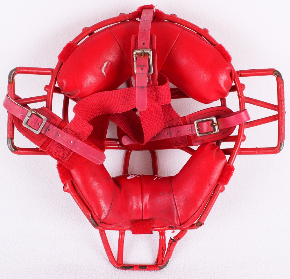 Johnny Bench Signed Reds Full-Size Spalding Authentic Catchers Mask ...