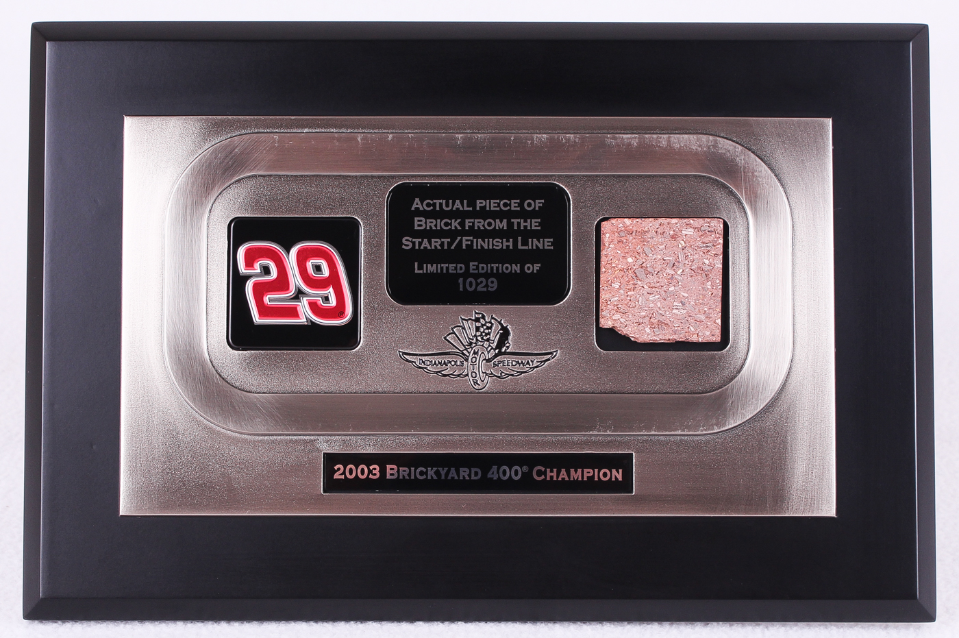 Kevin Harvick 11x7 Limited Edition "2003 Brickyard 400 Champion" Plaque ...