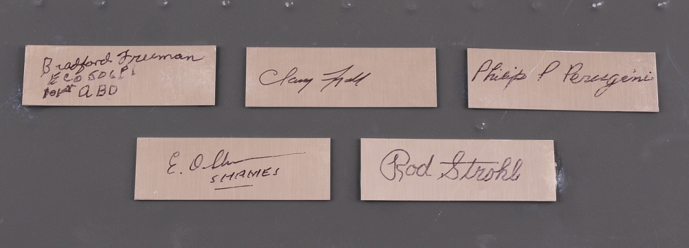 Band of Brothers Veterans Signed 24x12 "D-Day" C-47 Nose Art with (5 ...