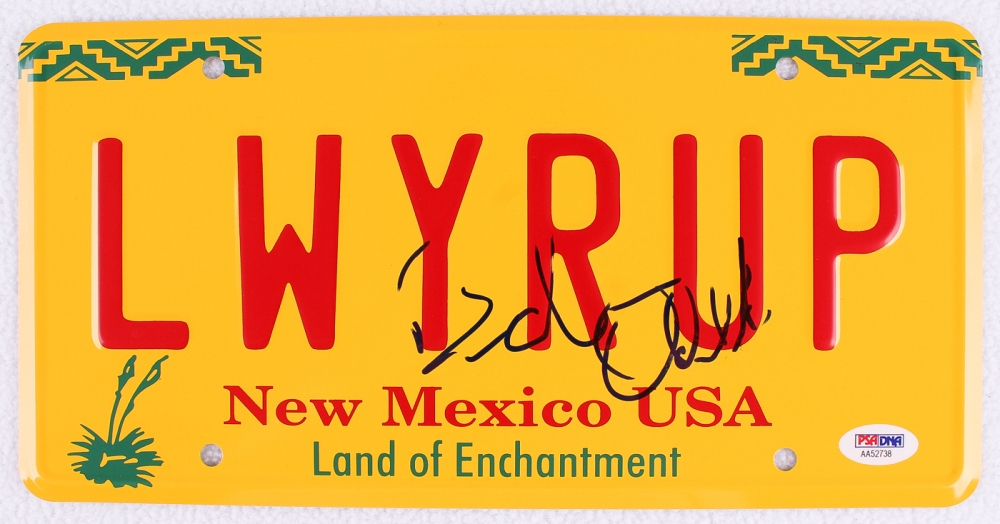 Bob Odenkirk Signed Breaking Bad "LWYRUP" License Plate Prop Replica ...