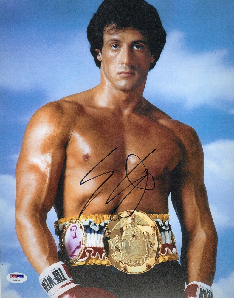 Sylvester Stallone Signed "Rocky" 11x14 Photo (PSA Hologram) | Pristine ...
