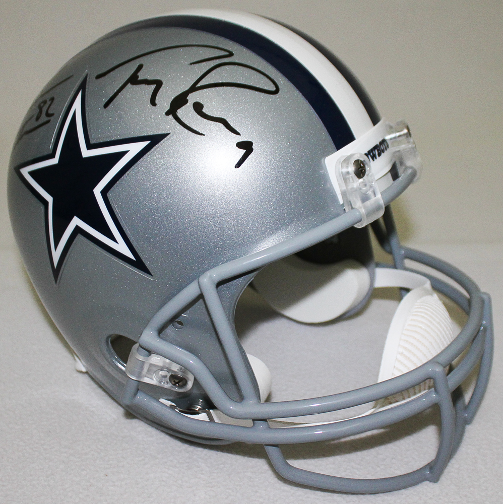 Tony Romo & Jason Witten Signed Cowboys Full-Size Helmet (JSA Hologram ...