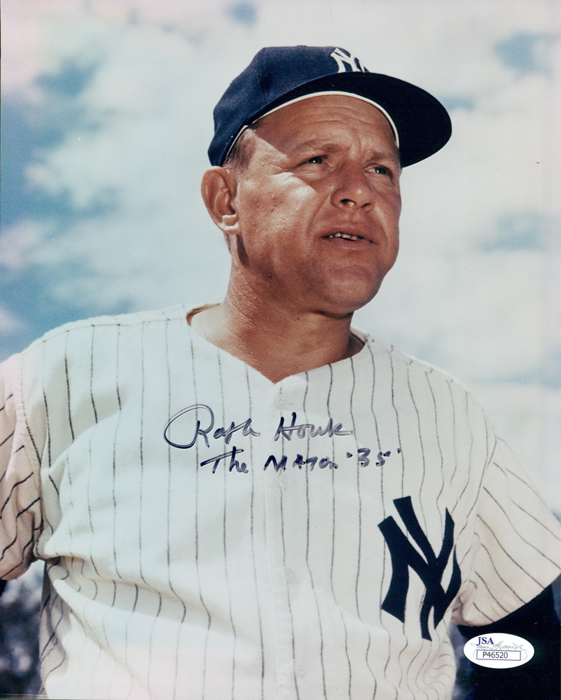 Ralph Houk Signed Yankees 8x10 Photo Inscribed "The Major" (JSA COA ...