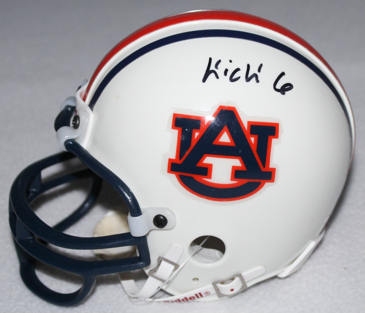 Chris Davis Jr. Signed Auburn Mini-Helmet Inscribed "Kick 6" (JSA COA ...