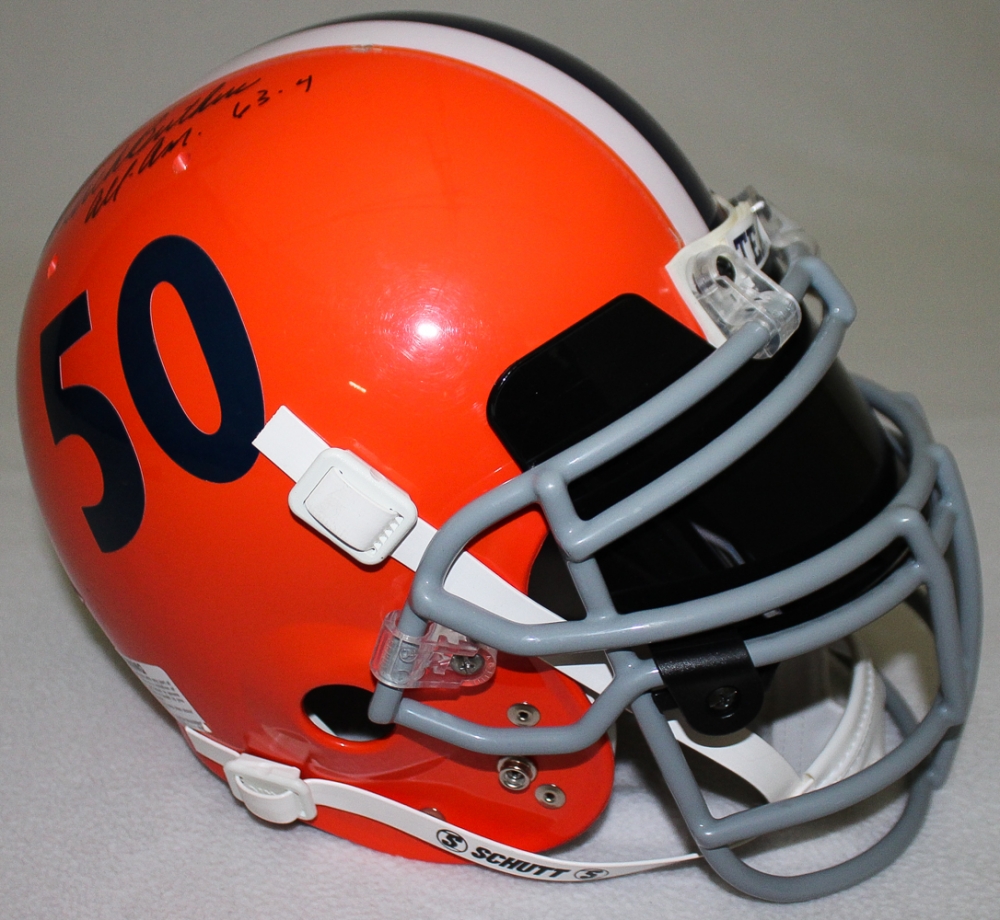 Dick Butkus Signed Bears Full Size Authentic Proline Helmet With Visor