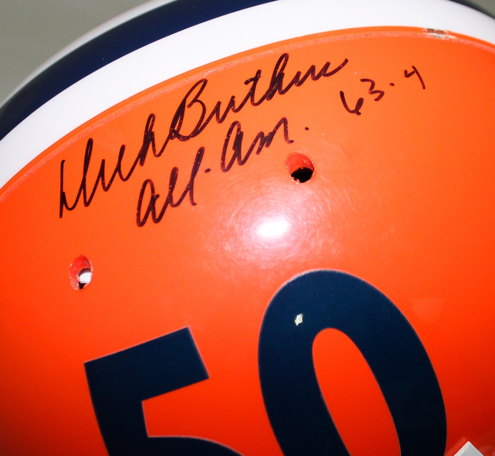 Dick Butkus Signed Bears Full Size Authentic Proline Helmet With Visor