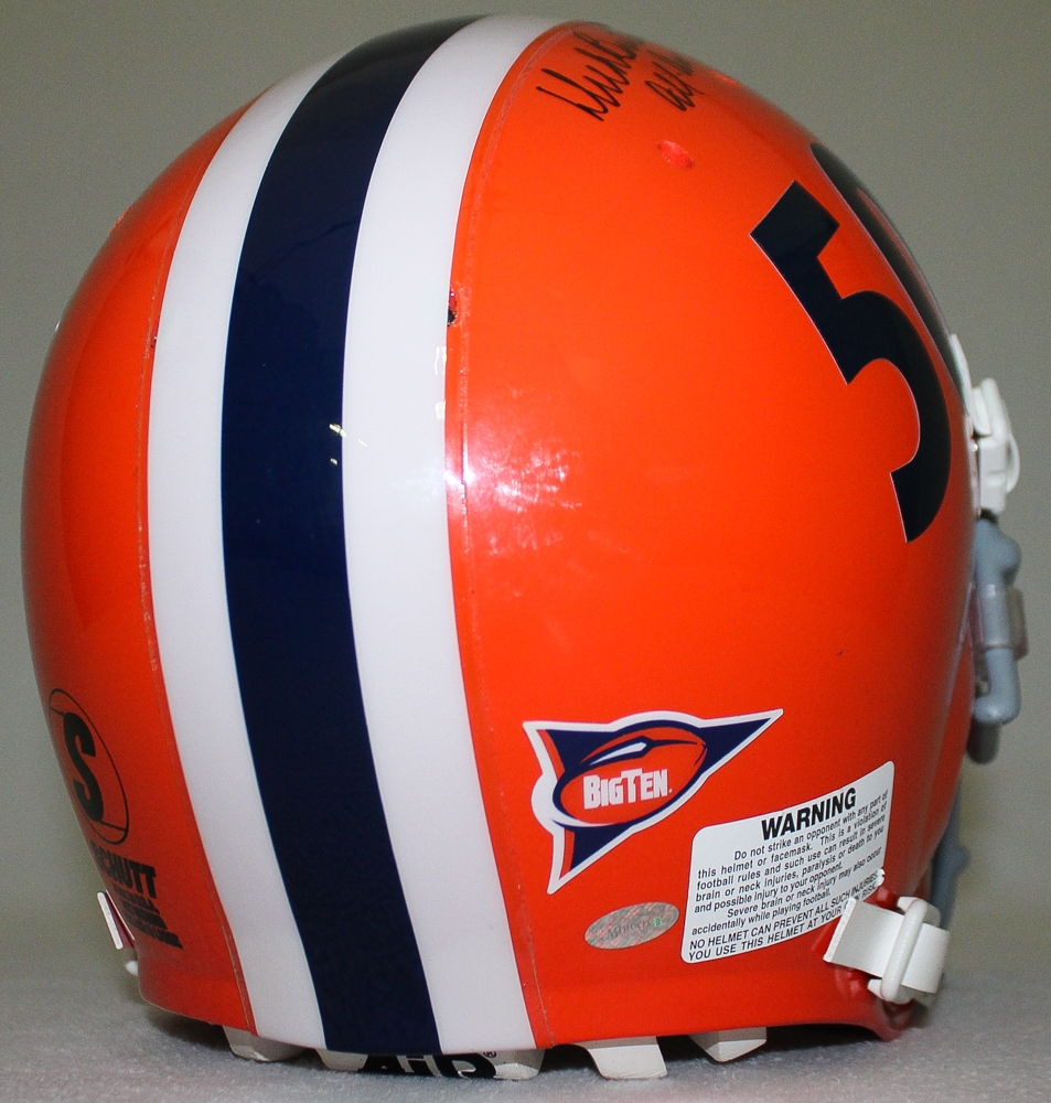 Dick Butkus Signed Bears Full Size Authentic Proline Helmet With Visor