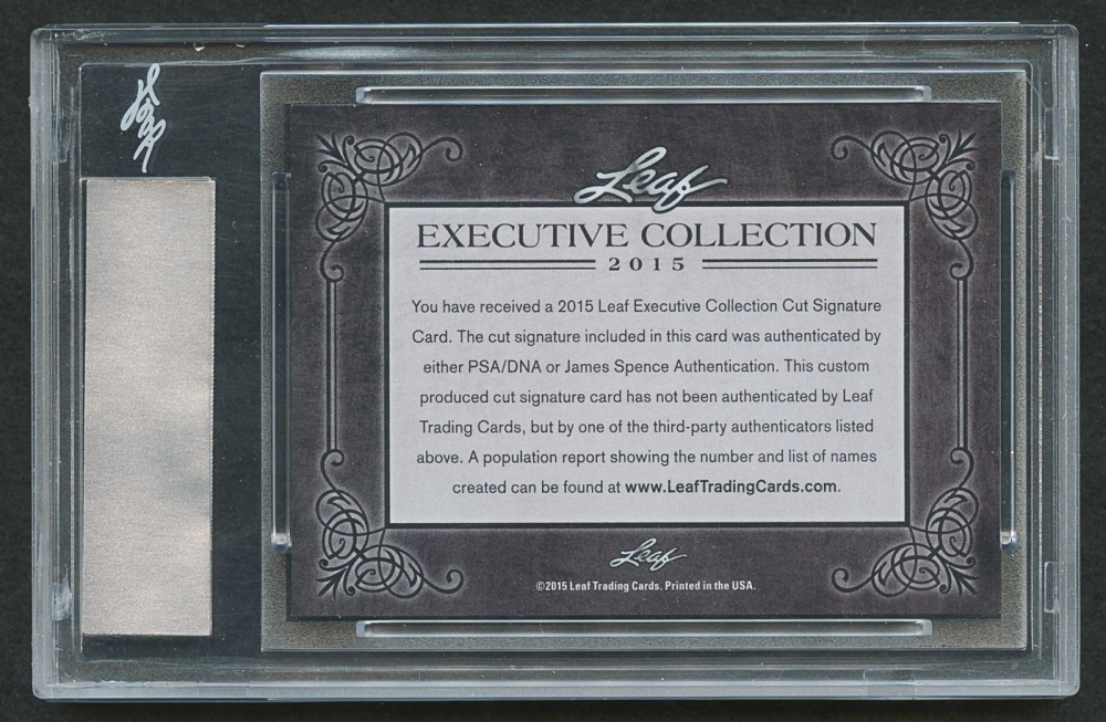 Von Miller 2015 Leaf Executive Collection Authentic Cut Signature (Leaf ...