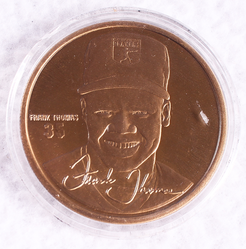 Frank Thomas Limited Edition White Sox Solid Bronze Coin from The ...