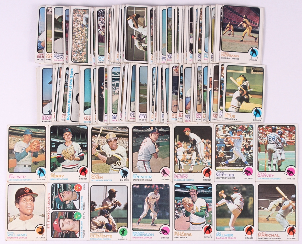 Lot of (200+) 1973 Topps Baseball Cards with Stars Including #400 ...