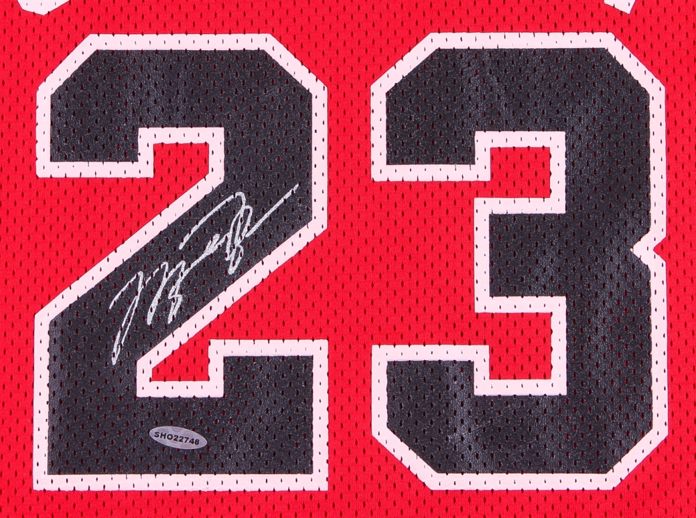 Michael Jordan Signed Authentic 1988-89 Bulls Mitchell & Ness On-Court Jersey (UDA COA ...
