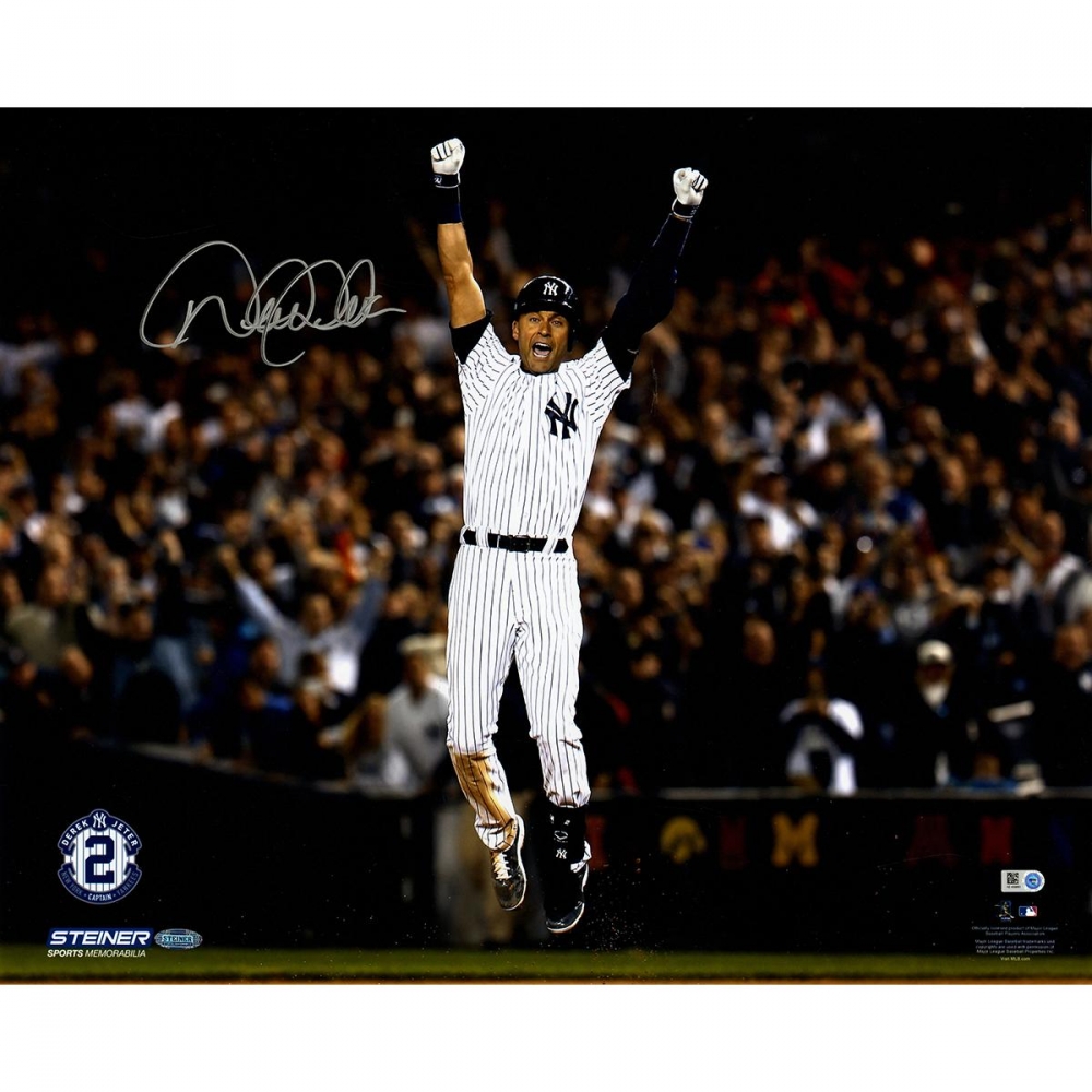 Derek Jeter Signed Yankees 16x20 Photo (Steiner COA & MLB Hologram ...