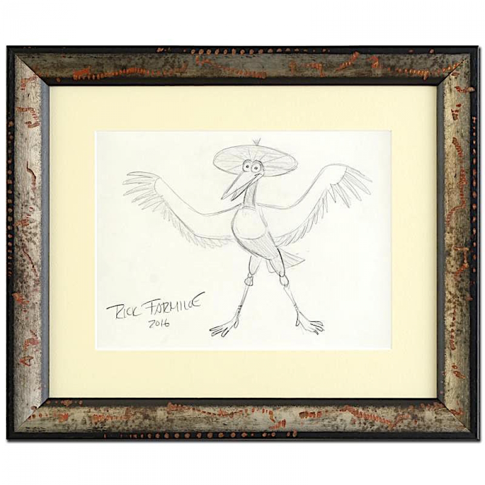 Rick Farmiloe "Crane" Kung Fu Panda Signed Custom Framed Original ...