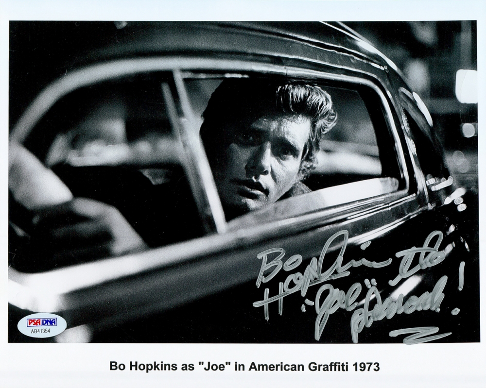Bo Hopkins Signed 8x10 Photo Inscribed "Joe The Pharoah" (PSA COA ...