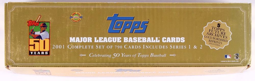 2001 Topps Complete Set of (790) Baseball Cards with #371 Travis Hafner ...