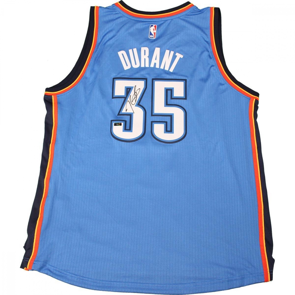 Kevin Durant Signed Thunder Jersey (Panini COA) | Pristine Auction
