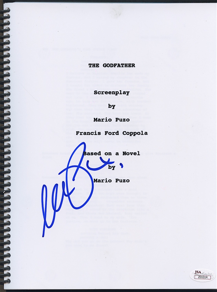 Al Pacino Signed "The Godfather" Full Script (JSA) | Pristine Auction