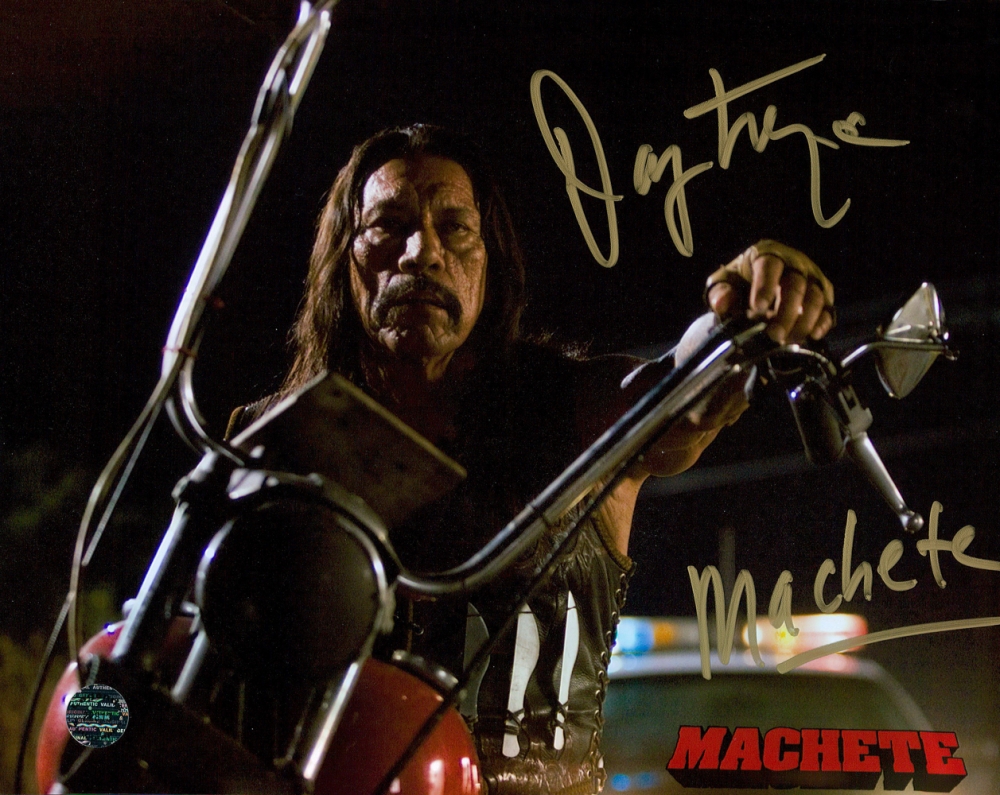Danny Trejo Signed "Machete" 8x10 Photo Inscribed "Machete" (Legends ...