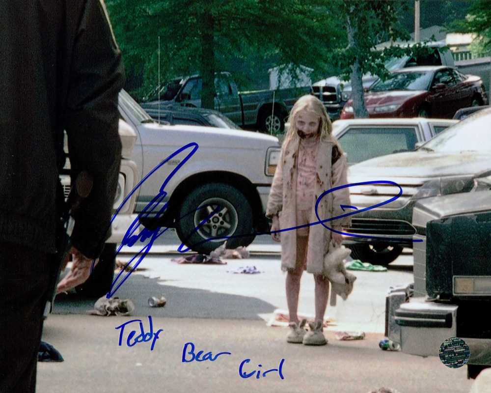 Addy Miller Signed "The Walking Dead" 8x10 Photo Inscribed "Teddy Bear ...