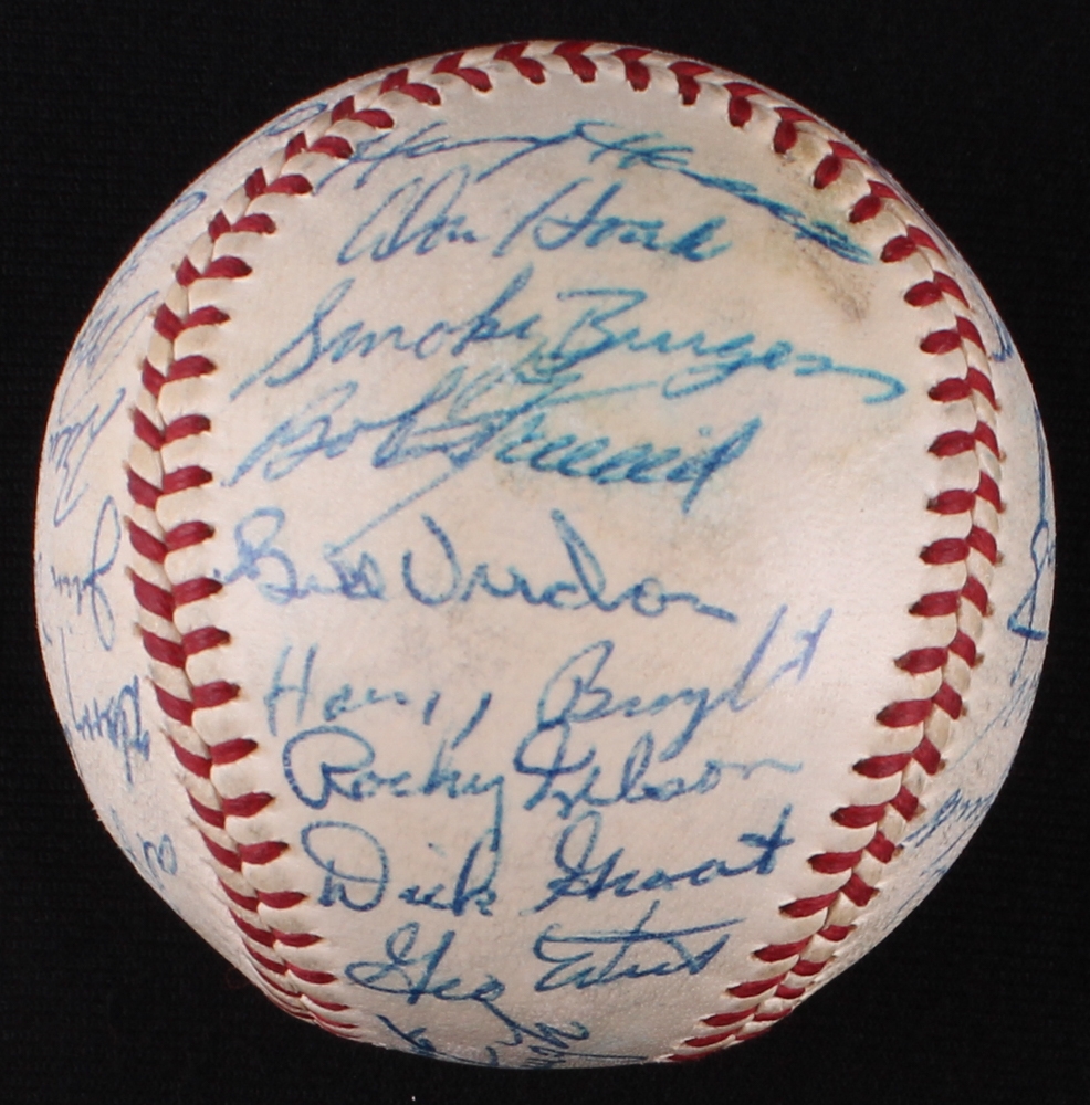 Super Rare & Early Roberto Clemente Sweet Spot Signed 1959 Pirates Team ...
