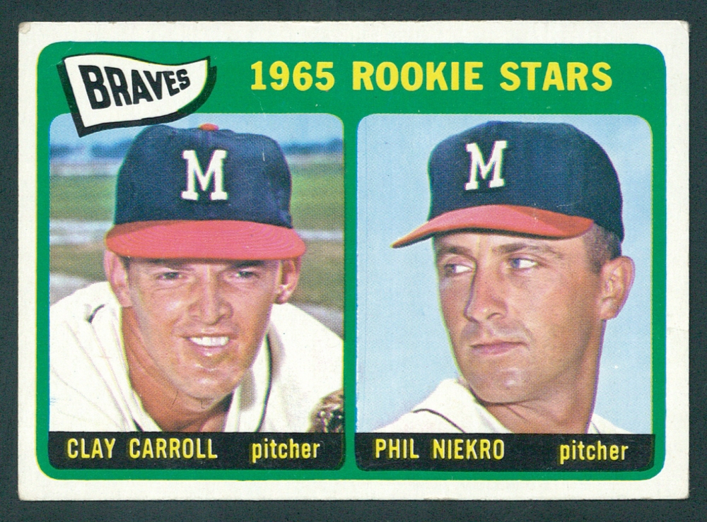 1965 Topps #461 Rookie Stars / Clay Carroll RC / Phil Niekro | Pristine ...