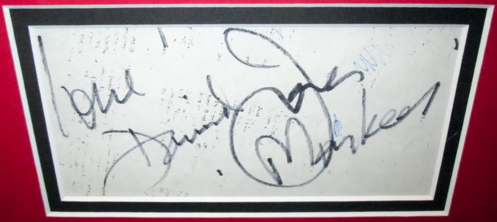 The Monkees Band-Signed 19x26 Custom Framed Display with (4) Signatures ...