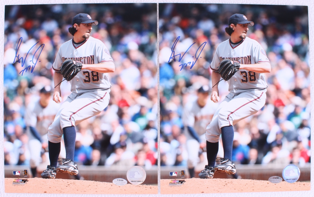 Lot of (2) Gary Majewski Signed Nationals 8x10 Photos (Schwartz COA ...