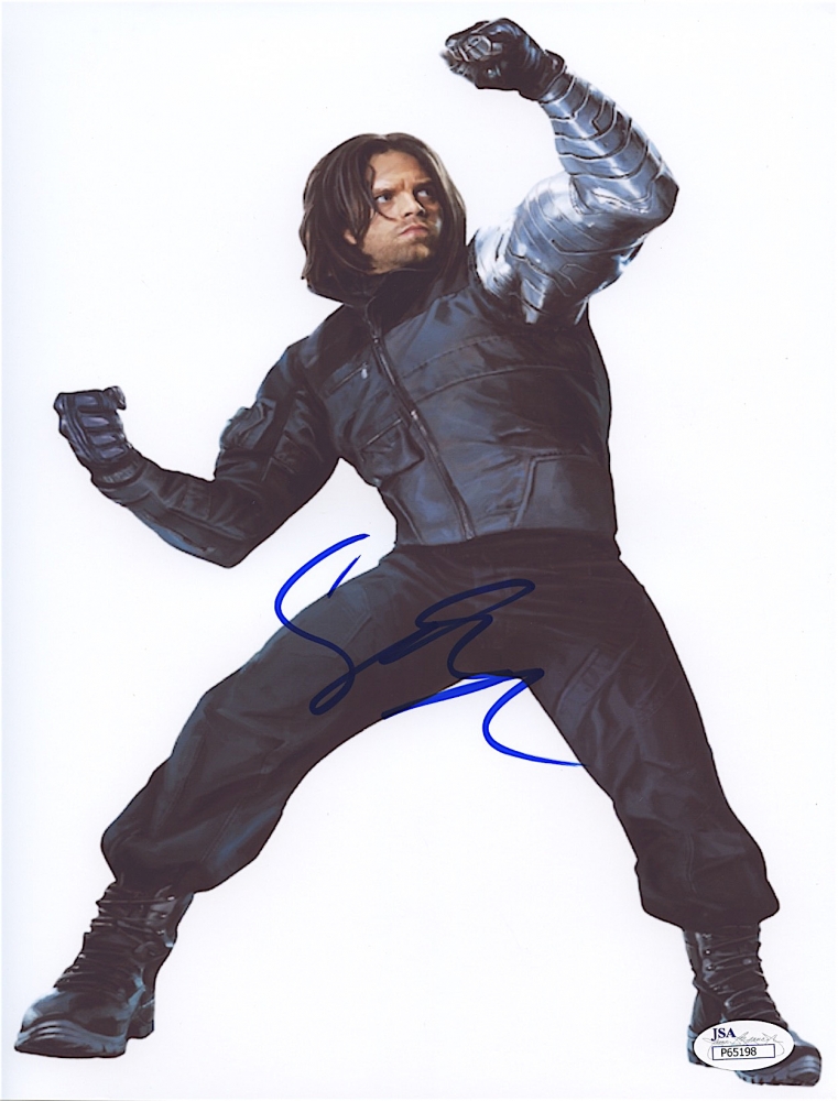 Sebastian Stan Signed "Captain America: Civil War" 8.5" x 11" Photo ...