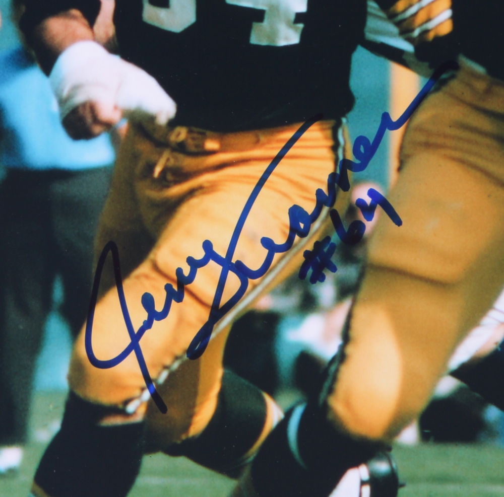 20x32 Custom Framed Packers Legends Photo Display Signed By Jerry ...