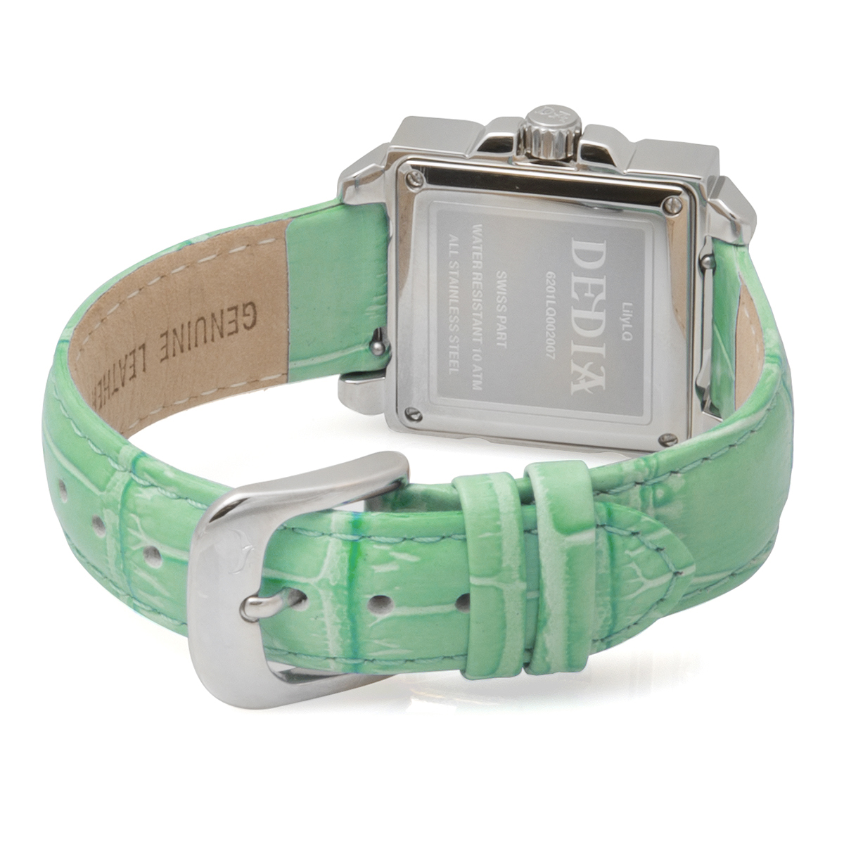 DEDIA Lily LQ Diamond Swiss Made Ladies Watch (With 16 Genuine Diamonds ...