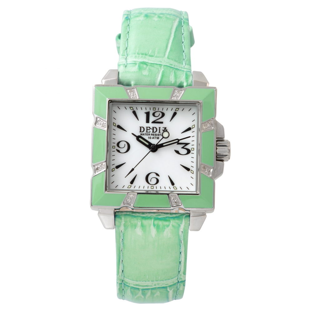 DEDIA Lily LQ Diamond Swiss Made Ladies Watch (With 16 Genuine Diamonds ...