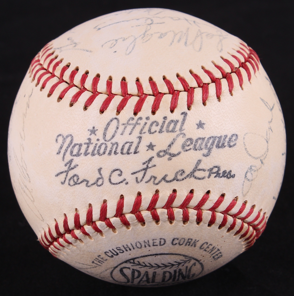 Team-Signed 1951 New York Giants ONL Baseball with (25) Signatures ...