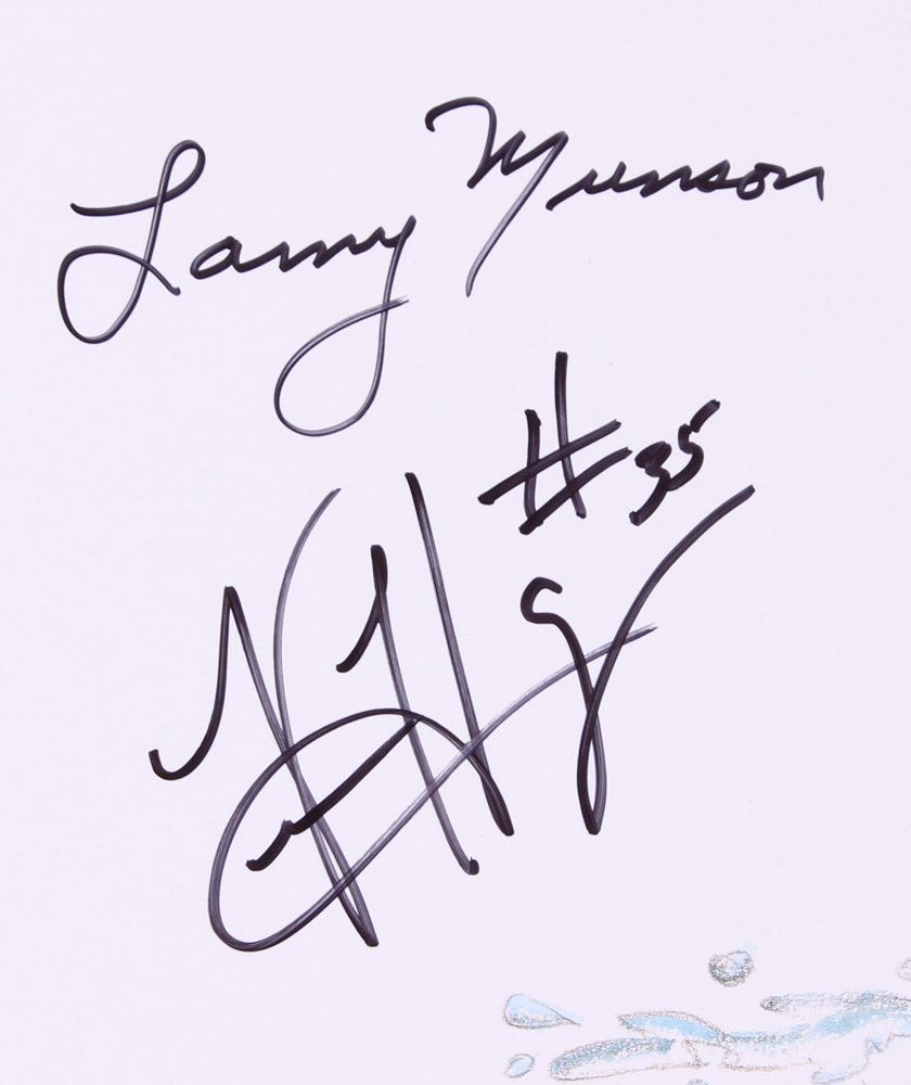 Larry Munson & Verron Haynes Signed "Road Kills" Georgia 18x24 LE ...