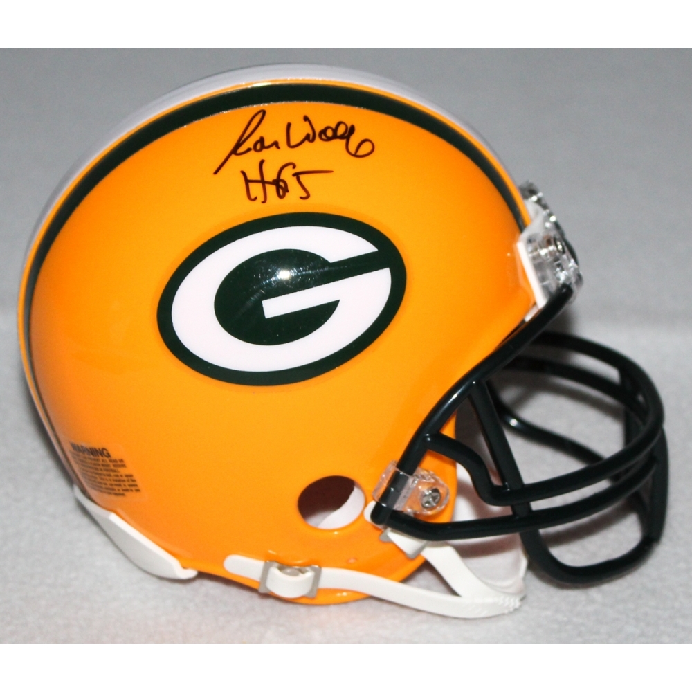 Ron Wolf Signed Packers Mini-Helmet Inscribed "HOF 15" (Schwartz COA ...
