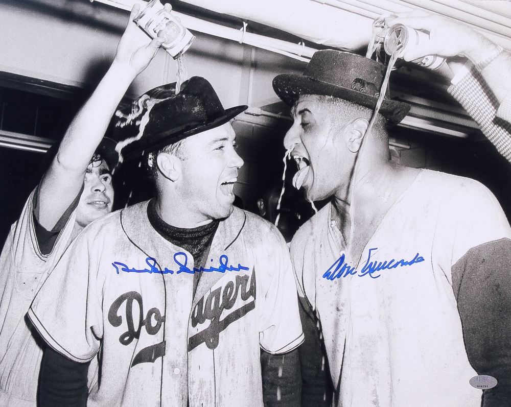 Duke Snider & Don Newcombe Signed Dodgers 11x14 Photo (FSC COA ...