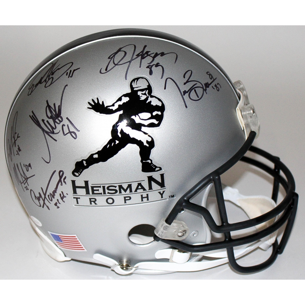 Heisman Trophy Full-Size Authentic Pro-Line Helmet Signed & Inscribed ...
