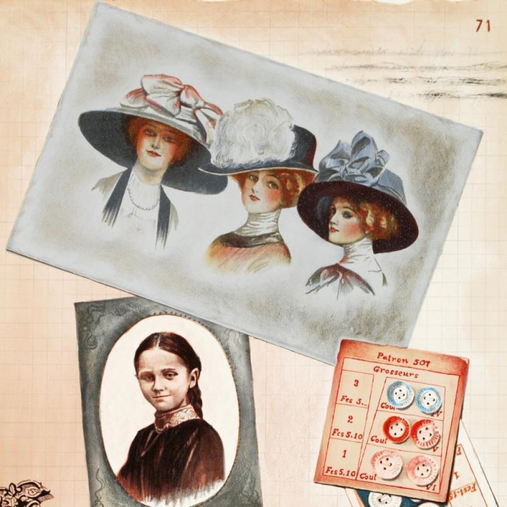 Arie Azene Signed "Family Album II" LE Numbered 22x29 Lithograph (PA ...