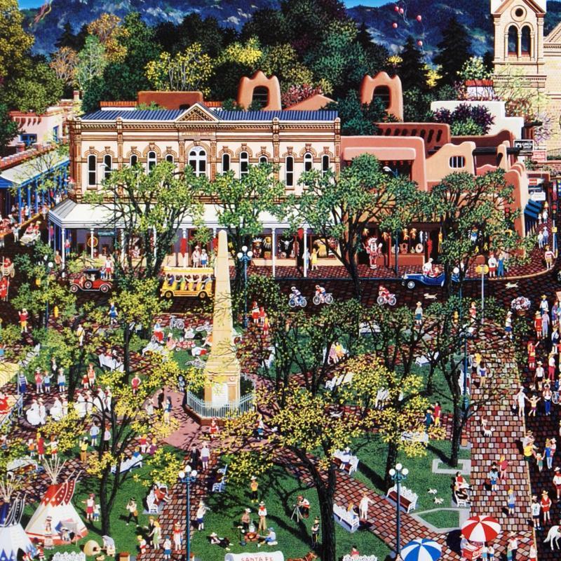 Alexander Chen Signed "Santa Fe" LE 21x15 Lithograph | Pristine Auction
