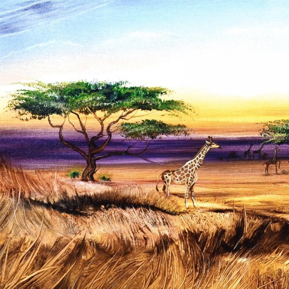 Martin Katon "Africa at Peace" Signed Limited Edition 30x24 Giclee on ...