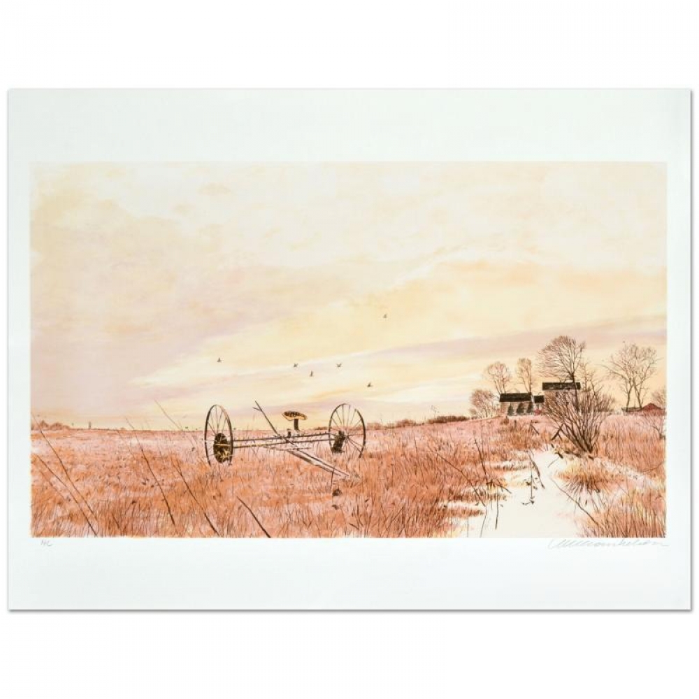 William Nelson Signed "The Hayfield" Limited Edition 22x29 Lithograph ...