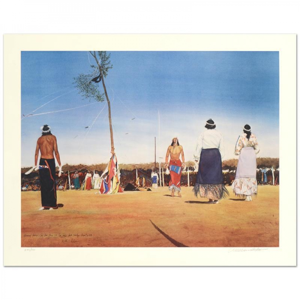 William Nelson Signed "Sundance Ceremony" Limited Edition 22x28 ...