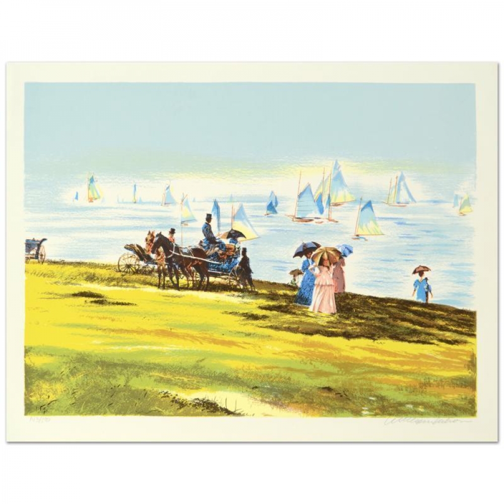 William Nelson Signed "Sunday by the Lake" Limited Edition 20x26 ...