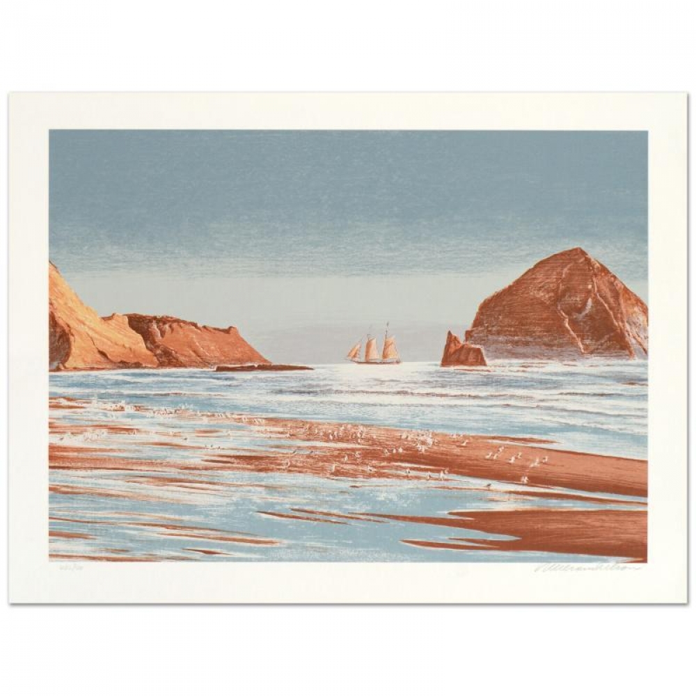William Nelson Signed "Sailing The Coast" Limited Edition 25x18 ...