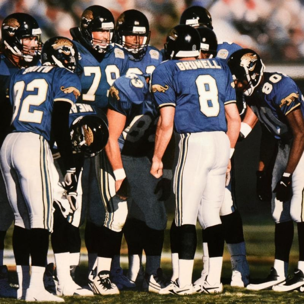 Daniel M. Smith Signed "The Huddle VII (Jaguars)" Limited Edition 20x22 ...